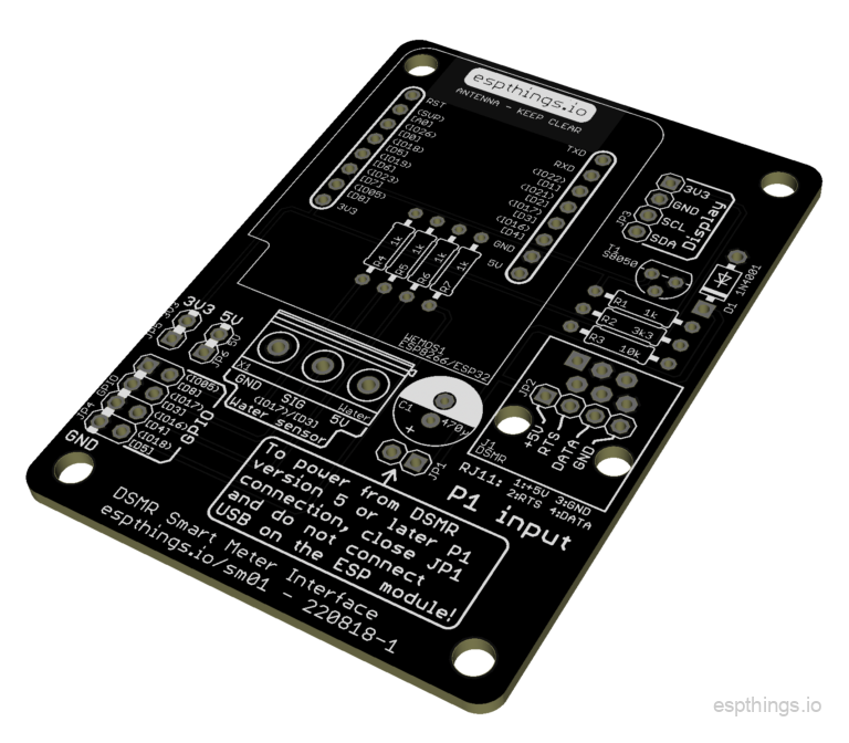ET-SM01 - DIY DSMR P1 smart meter - ingeniousmakers.com