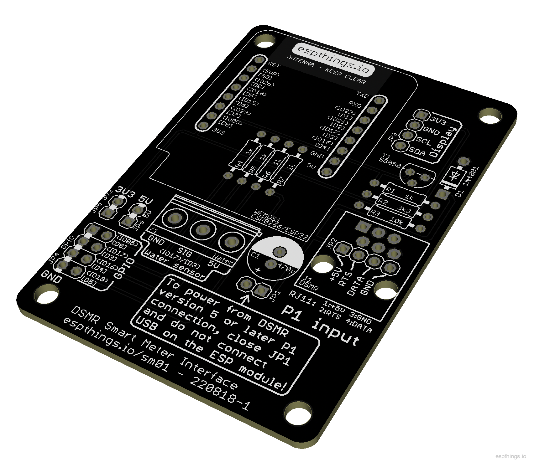 ET-SM01 - DIY DSMR P1 smart meter - ingeniousmakers.com