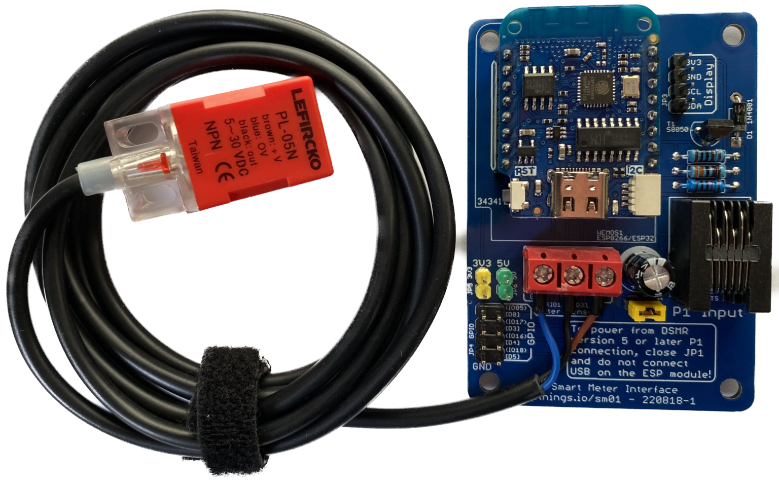 ET-SM01 - DIY DSMR P1 smart meter - ingeniousmakers.com