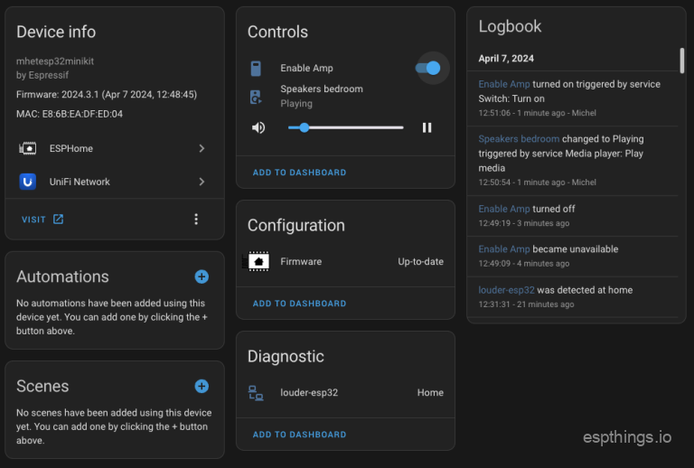 Louder ESP32, a Hi-Fi Class-D audio amplifier running ESPHome! - ingeniousmakers.com