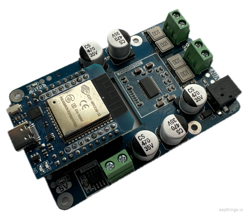 Louder ESP32, a Hi-Fi Class-D audio amplifier running ESPHome! - ingeniousmakers.com